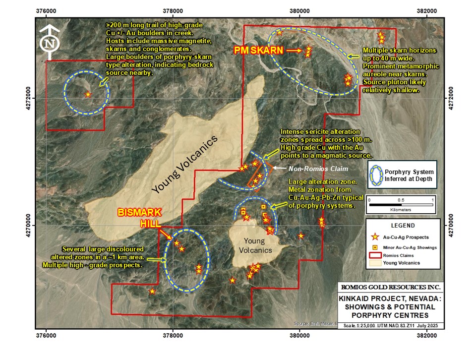 Romios Begins New Round of Fieldwork on the Kinkaid Copper-Gold-Silver ...