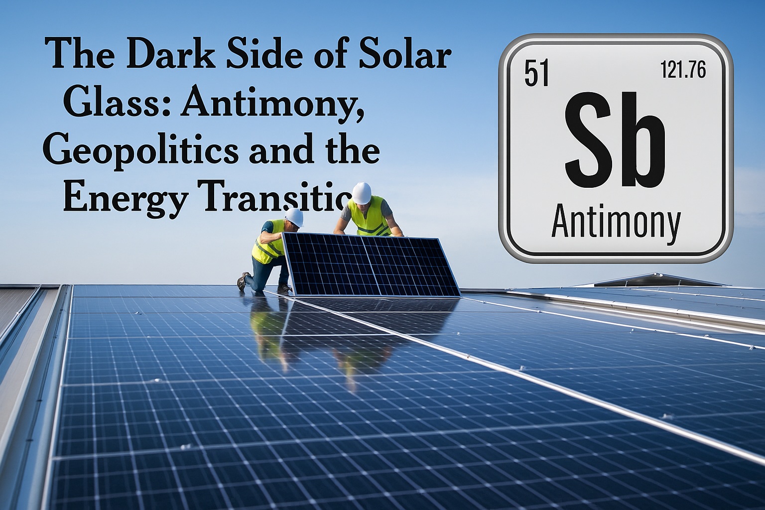 The Dark Side of Solar Glass: Antimony, Geopolitics and the Energy ...